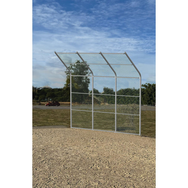 Bison Hooded/Straight Chain Link Backstop – Baseball Mound Supply