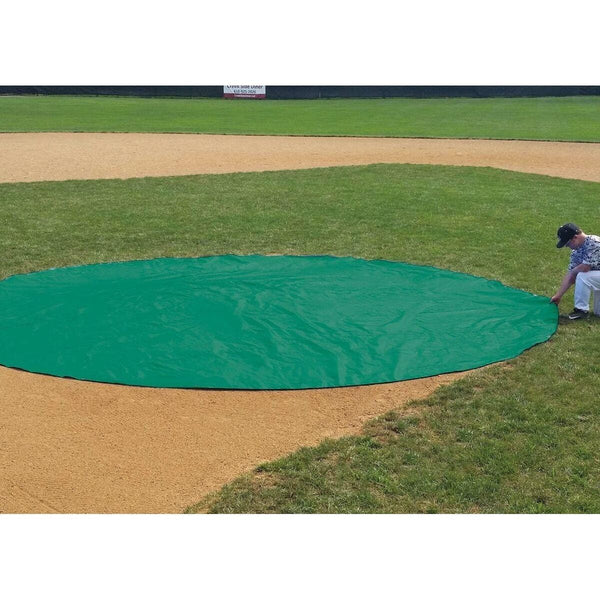 Coversports FieldSaver Field Spot Cover 6oz Weighted Hem (Silver/White ...